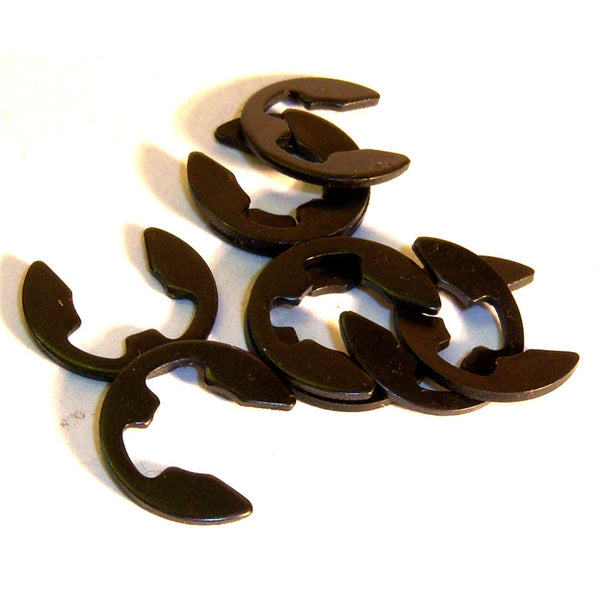 E-Clip E Clips EClips Ring Circlips 4mm 4 mm x 10 – BlackSmithProducts