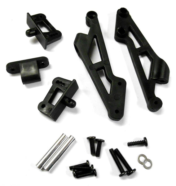 81061 Wing Braces Mount Plastic Black Support Wing Post Set ...