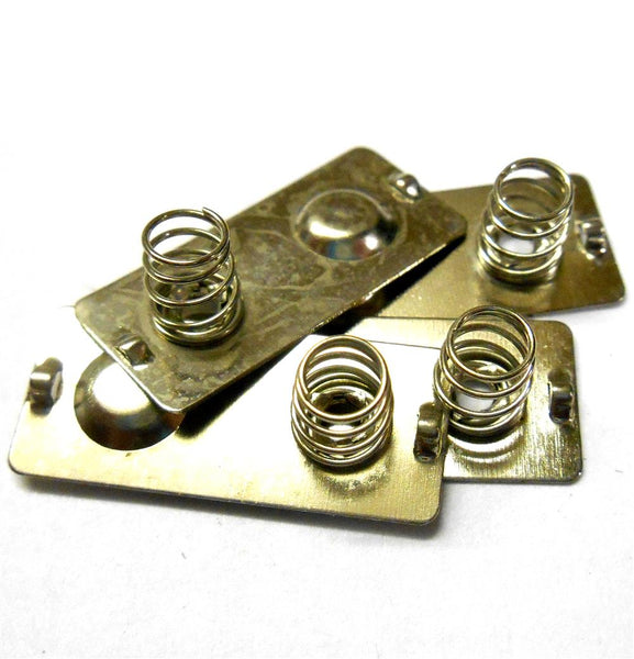 L11341 AA Battery Holder Connector Terminal and Spring Silver x 4 ...