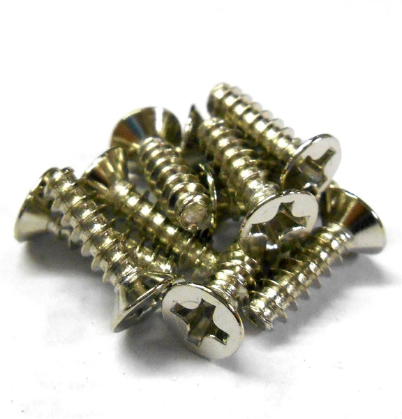 LEM3x10S10V2 M3 x 10 Flat Screw Self Tapping Coarse Thread x10 3mm x 1 ...