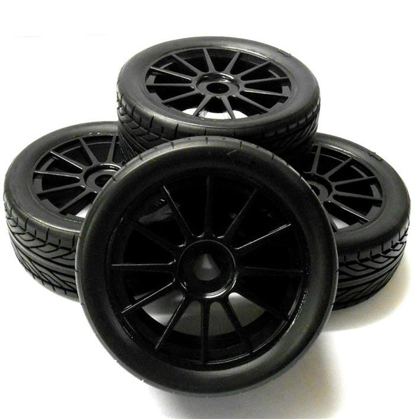 TC0807B 1/8 Scale Rally Buggy RC Wheels and On Road Tread Tyre 10 Spok ...